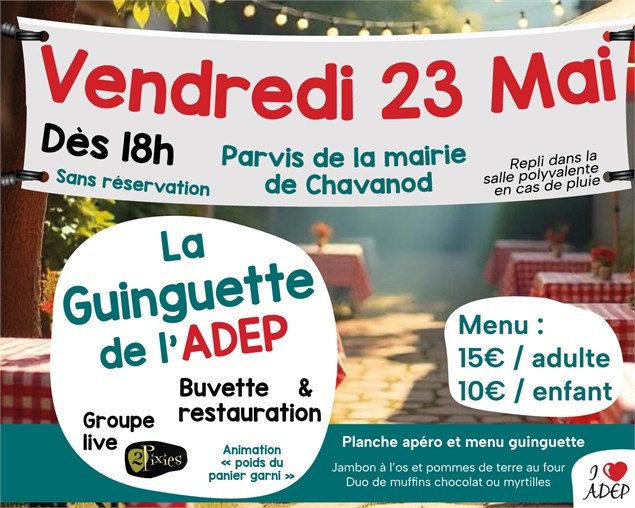 La Guinguette de l'ADEP à Chavanod